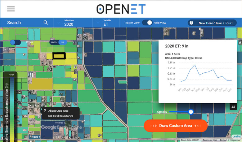 OpenET Looks to Transform Water Management and Maximize “Crop Per Drop” in the West - Potato Country